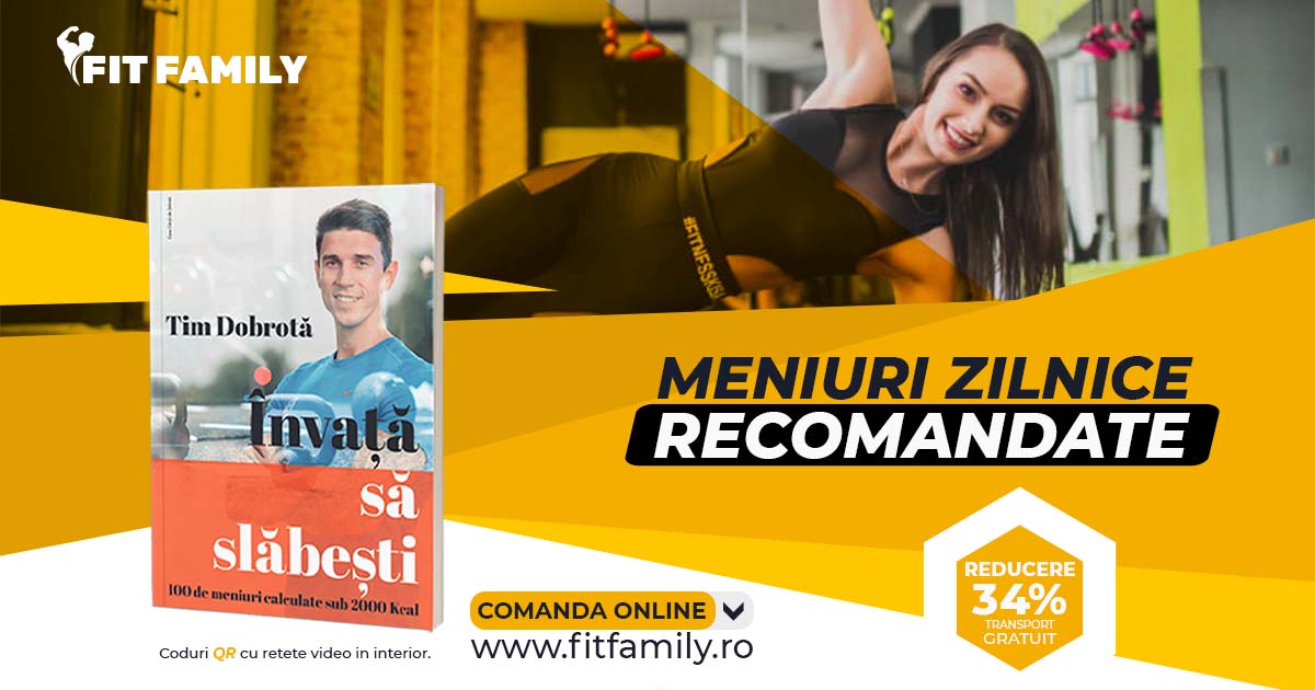 „Invata sa slabesti” CARTE – 100 DE MENIURI CALCULATE SUB 2000 KCAL ...